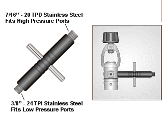 First Stage Handle, Featherweight, Aluminum